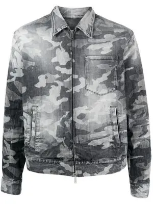 Dsquared2 Camouflage-pattern Denim Jacket