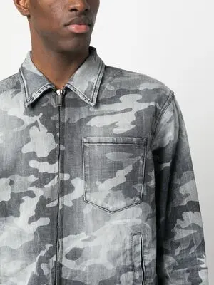 Dsquared2 Camouflage-pattern Denim Jacket