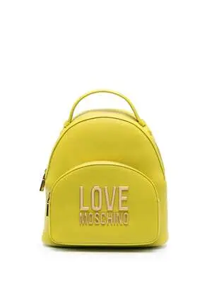 Moschino Logo-plaque Zip Backpack