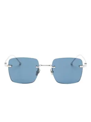 CARTIER Signature C De Precious Rectangular Sunglasses - Silver