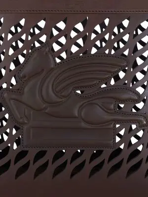Etro Pegaso-motif Laser-cut Tote