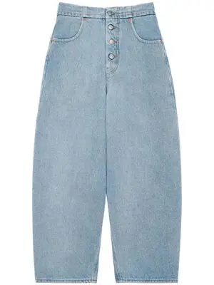 MAISON MARGIELA Mid-rise Cropped Jeans - Blue