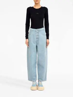 MAISON MARGIELA Mid-rise Cropped Jeans - Blue