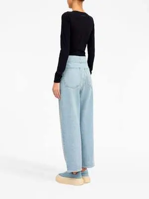 MAISON MARGIELA Mid-rise Cropped Jeans - Blue