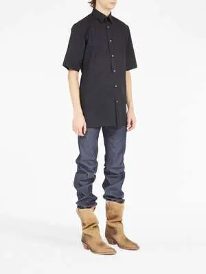 MAISON MARGIELA Four-stitch Short-sleeve Shirt - Black
