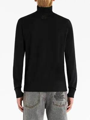 Etro Roll-neck Cashmere-silk Blend Jumper