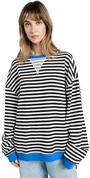Free People Crew Neck Pullovers
