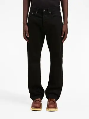 Palm Angels Logo-embroidered Denim Jeans