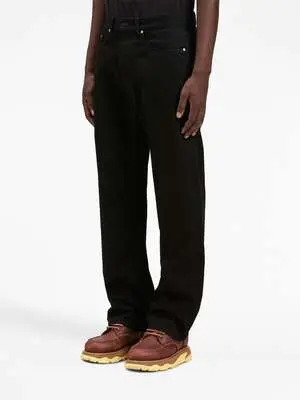 Palm Angels Logo-embroidered Denim Jeans
