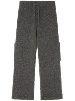 Alanui Knitted Straight-leg Trousers