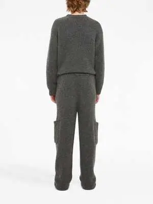 Alanui Knitted Straight-leg Trousers