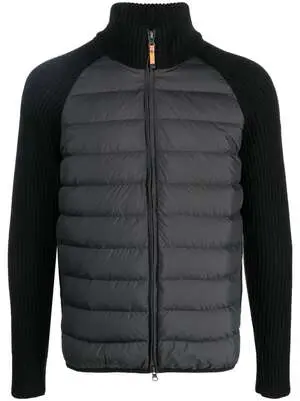 PARAJUMPERS Olmo Waffle-knit Quilted Jacket