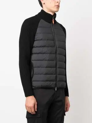 PARAJUMPERS Olmo Waffle-knit Quilted Jacket
