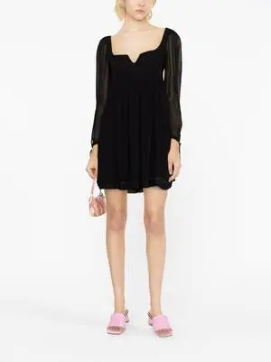 Philosophy Di Lorenzo Serafini Pleated Chiffon Minidress