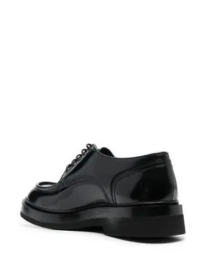 Santoni 40mm Patent Leather Derby Shoes