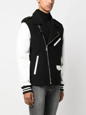 Philipp Plein Leather Biker Jacket