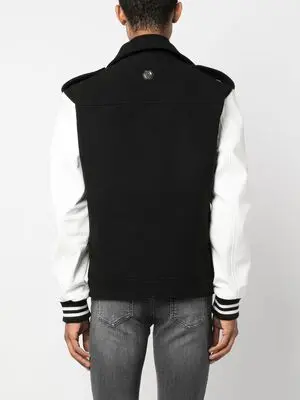 Philipp Plein Leather Biker Jacket