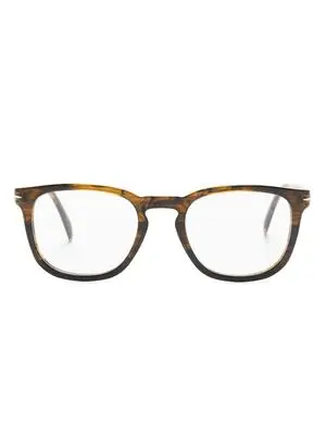 DB EYEWEAR BY DAVID BECKHAM Db 7022 Square-frame Glasses - Brown