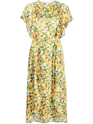 Stella McCartney Printed Silk Dress - Multicolour