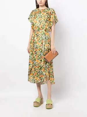 Stella McCartney Printed Silk Dress - Multicolour
