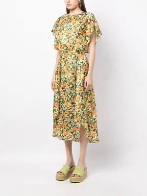 Stella McCartney Printed Silk Dress - Multicolour
