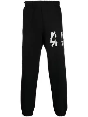 44 LABEL GROUP Logo-print Cotton Track Pants