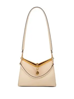 Etro Vela Leather Shoulder Bag - Neutrals