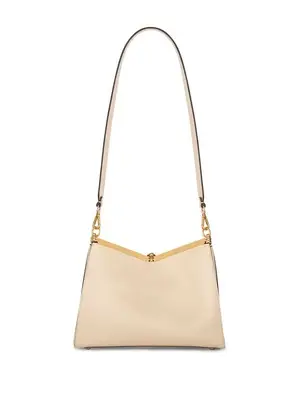 Etro Vela Leather Shoulder Bag - Neutrals