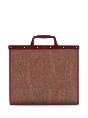 Etro Pegaso-motif Shopping Bag