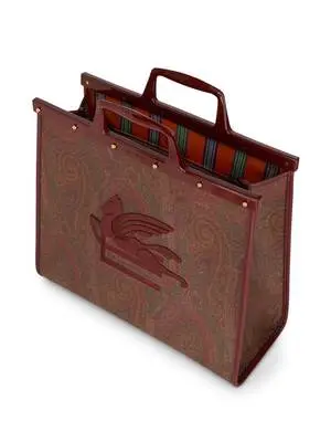 Etro Pegaso-motif Shopping Bag