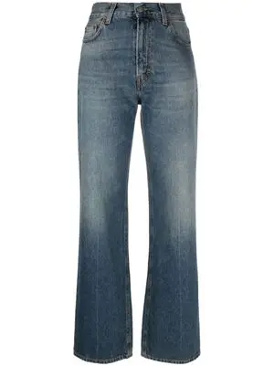 HAIKURE Wide-leg Denim Trousers - Blue