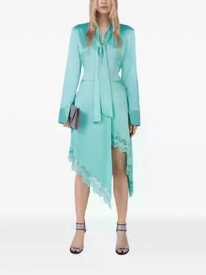 Stella McCartney Double Satin Lace-trim Dress