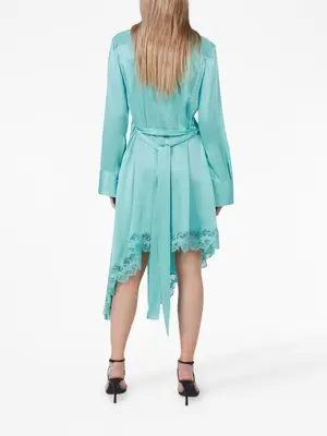 Stella McCartney Double Satin Lace-trim Dress