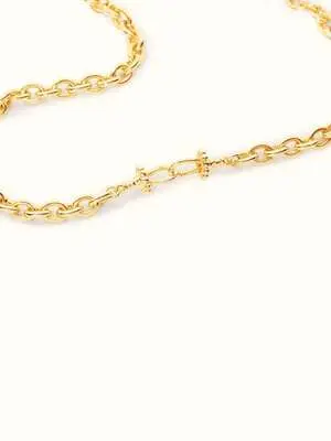 MARIE LICHTENBERG 18kt Yellow Rosa Classic Chain Necklace