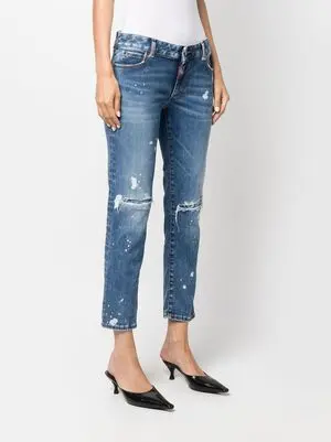 Dsquared2 Cropped Skinny Jeans
