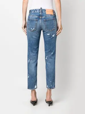 Dsquared2 Cropped Skinny Jeans
