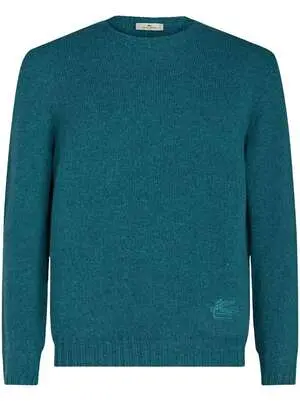 Etro Long-sleeve Cashmere Jumper - Blue