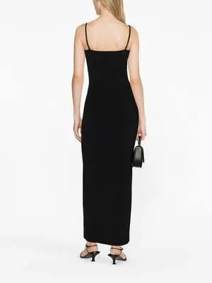 Christopher Esber Salacia Plunge Maxi Dress - Black