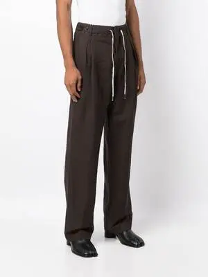 MAISON MARGIELA Straight-leg Trousers - Brown
