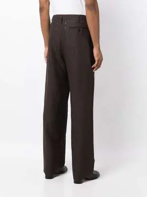 MAISON MARGIELA Straight-leg Trousers - Brown