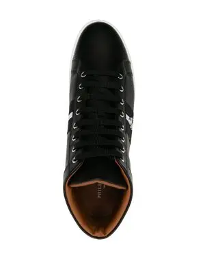 Philipp Plein Skull-charm Leather Sneakers