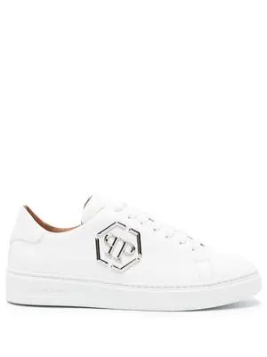 Philipp Plein Logo-plaque Leather Sneakers