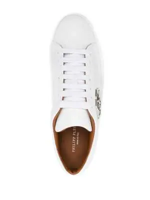 Philipp Plein Logo-plaque Leather Sneakers