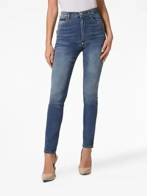 Philipp Plein High-rise Skinny Jeans - Blue