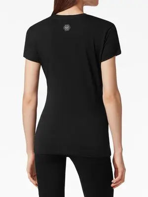 Philipp Plein Heart-print T-shirt - Black