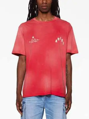 Amiri Vintage Collegiate Logo-print T-shirt