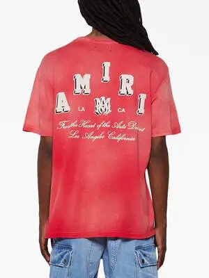 Amiri Vintage Collegiate Logo-print T-shirt