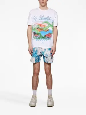 Amiri Graphic-print Cotton T-shirt - White