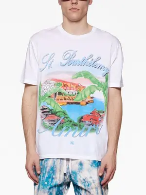 Amiri Graphic-print Cotton T-shirt