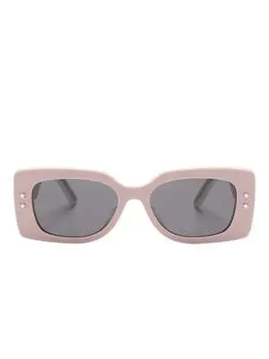 Dior Diorpacific S1u Rectangle-frame Sunglasses Pink